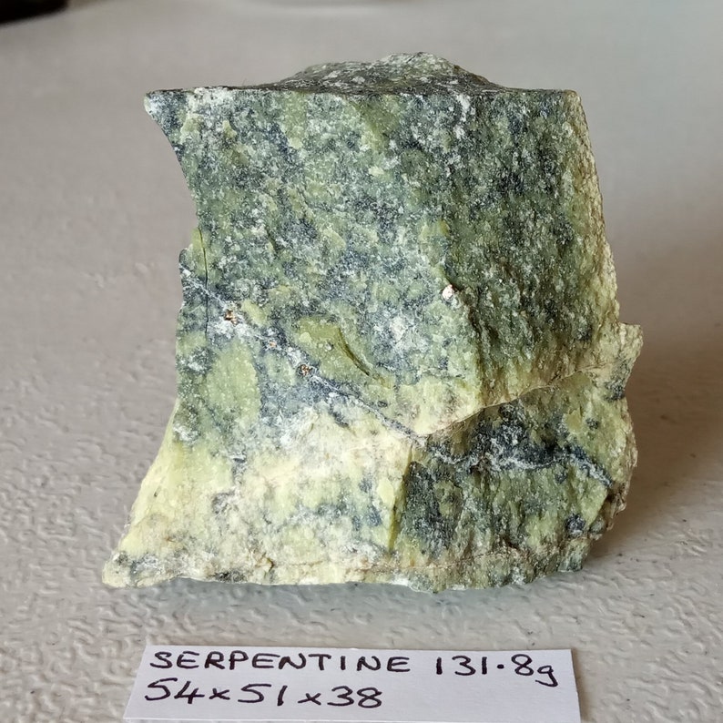 131.8g SERPENTINE Natural ROUGH Stone ROCK Crystal Point - Etsy