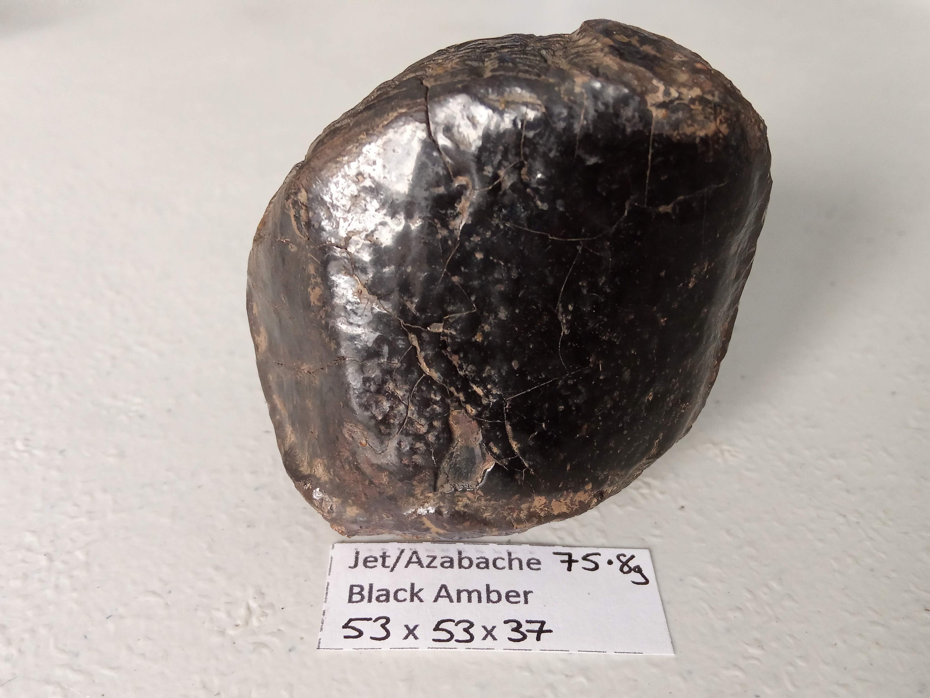 758g 100% JET / Azabach / schwarzer Bernstein / | Etsy