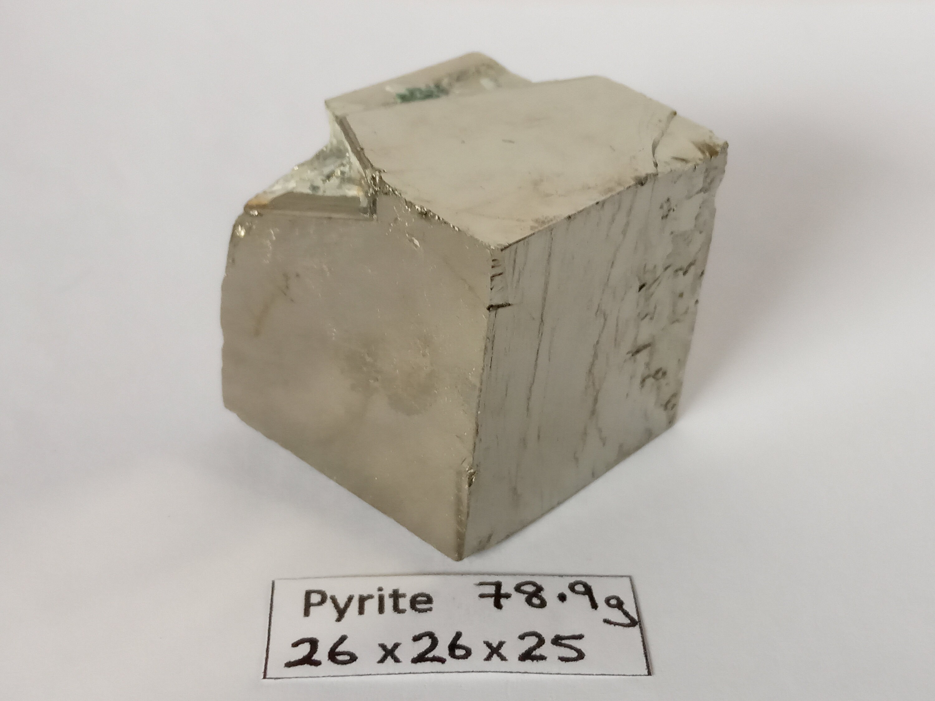 78.9g Real natural pyrite cube / fools gold crystal mineral | Etsy