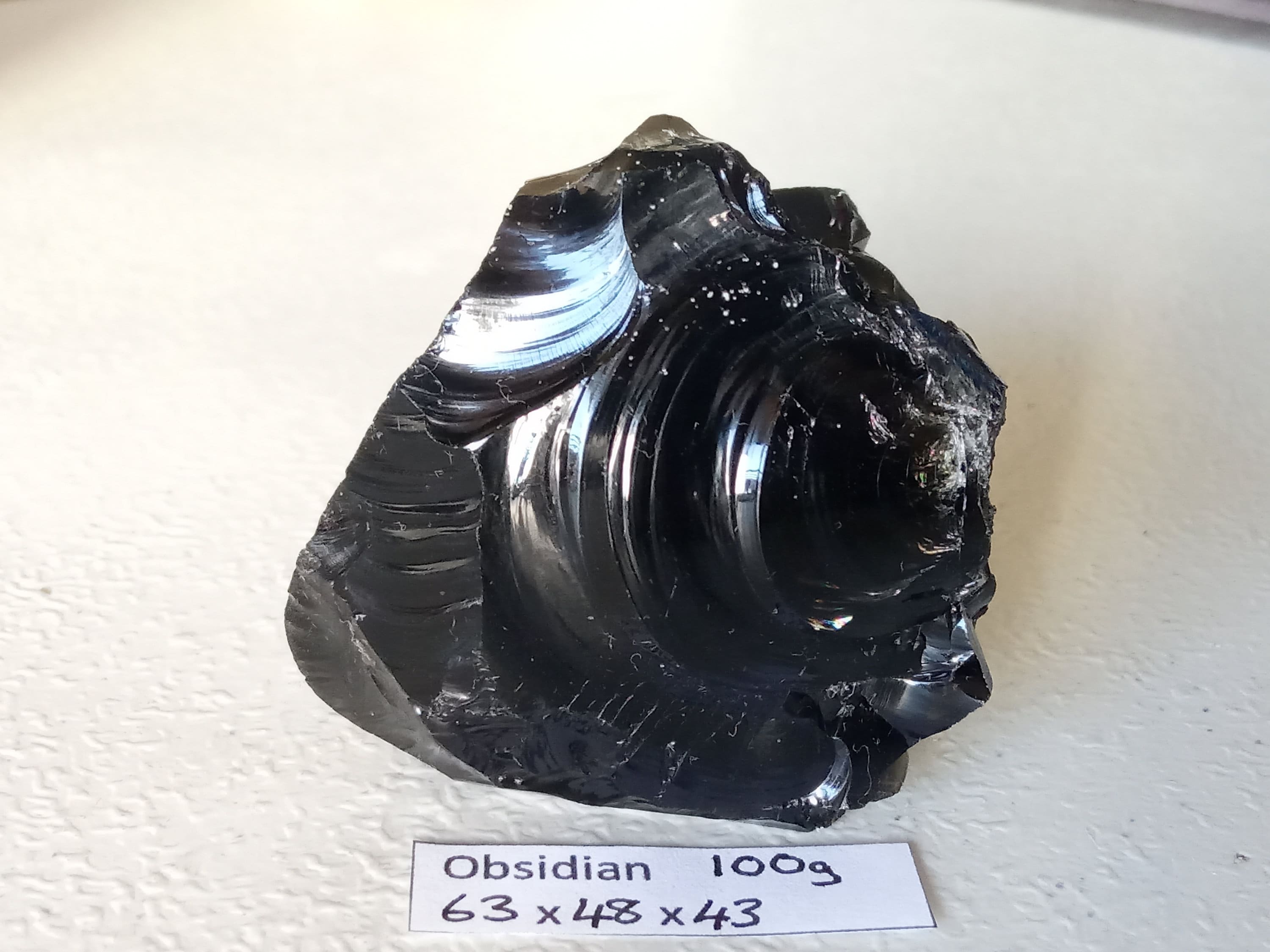 100g Natural Black Rough OBSIDIAN Volcanic Glass Rock TUMBLING - Etsy