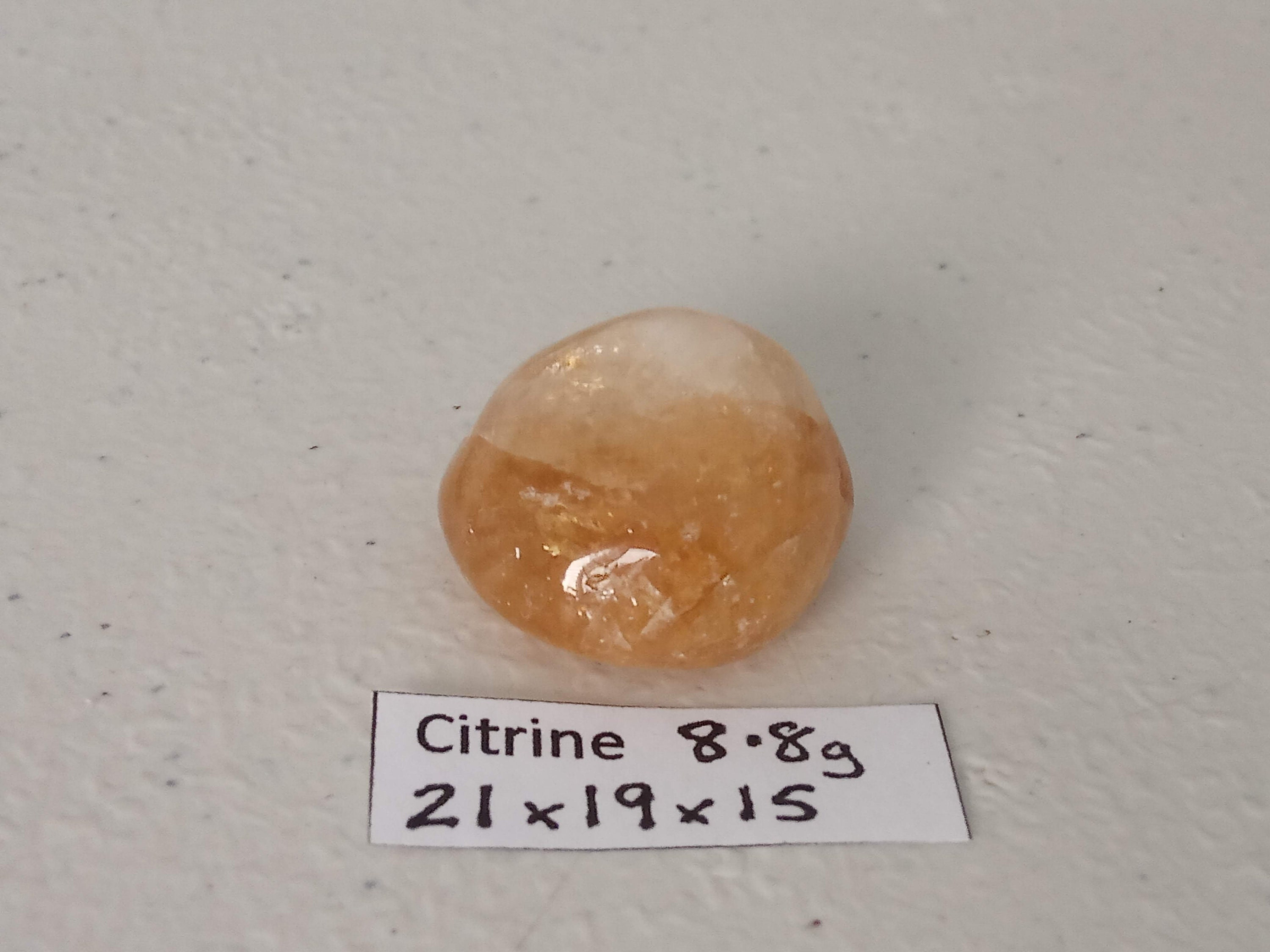 8.8g Natural tumbled POLISHED YELLOW CITRINE Cluster | Etsy