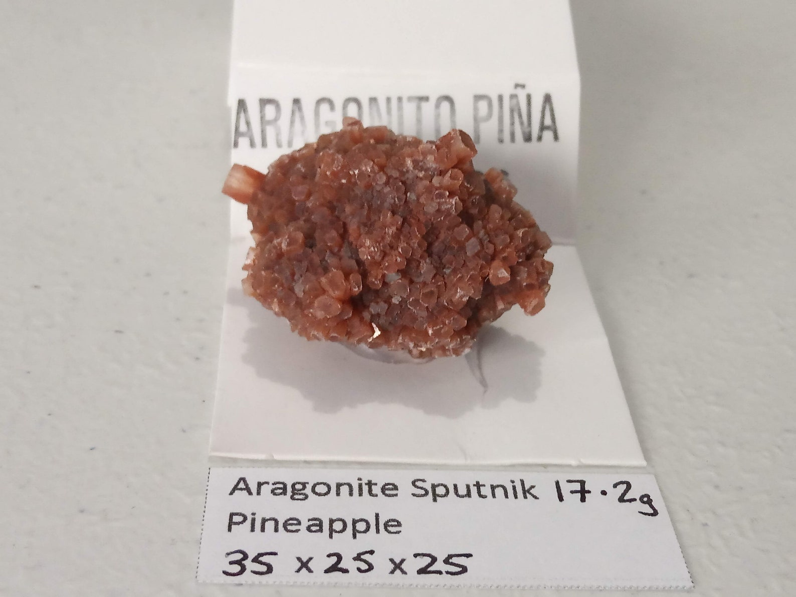 17.2g Áspero natural ARGONITA ESPAÑOLA / ARGONITA Sputnik - Etsy España