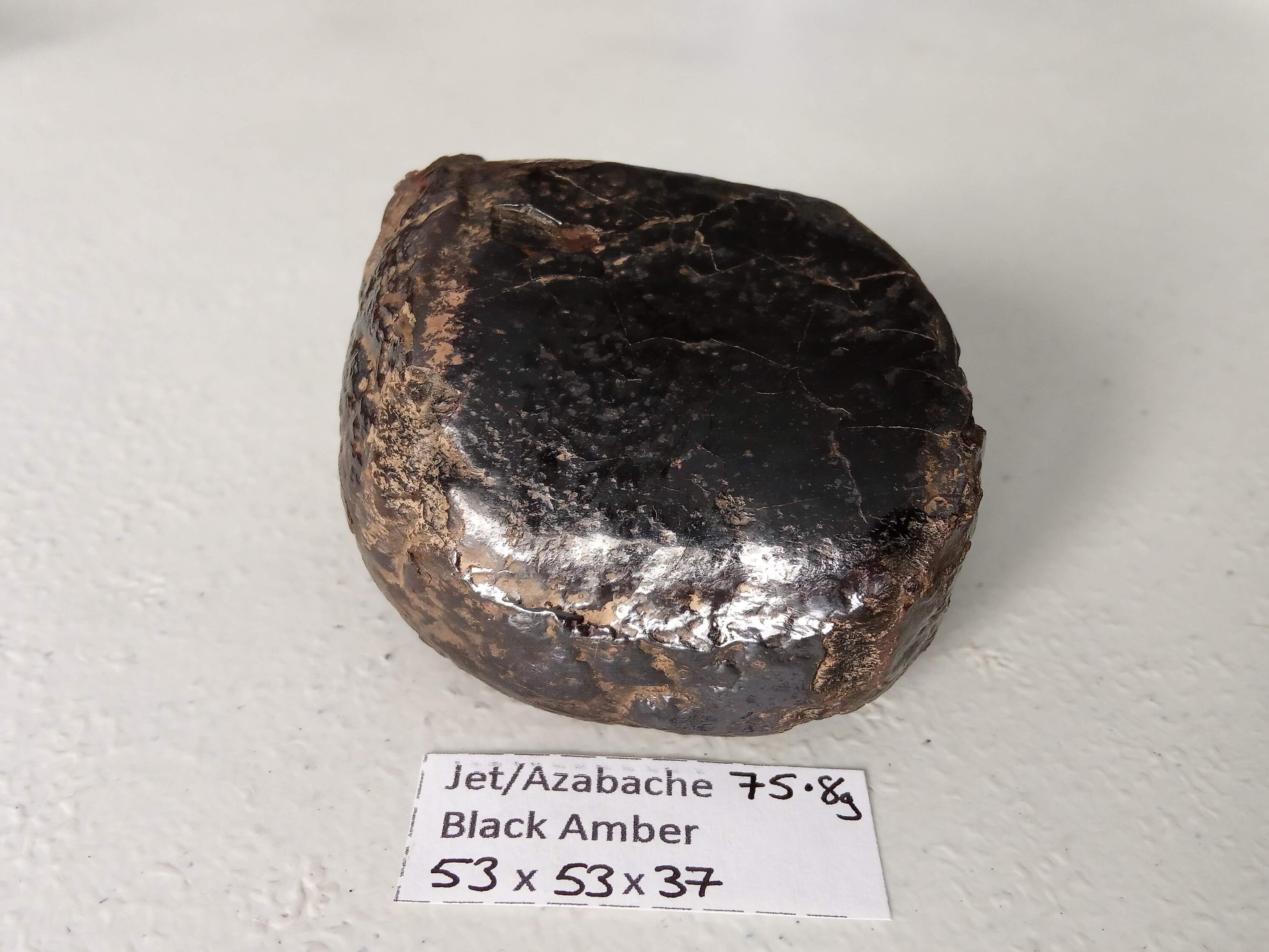 758g 100% JET / Azabach / schwarzer Bernstein / - Etsy.de
