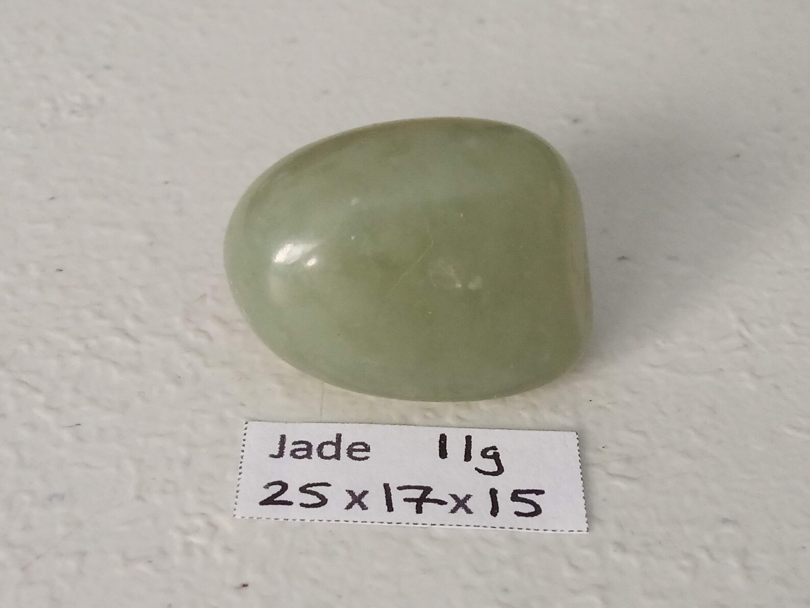 11g Natural Green NEPHRITE Jade / jadeite Quartz Tumbled Stone | Etsy