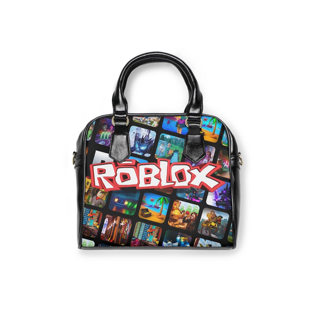 Roblox Collage Shoulder Handbag | Gaming Icon Print - Etsy