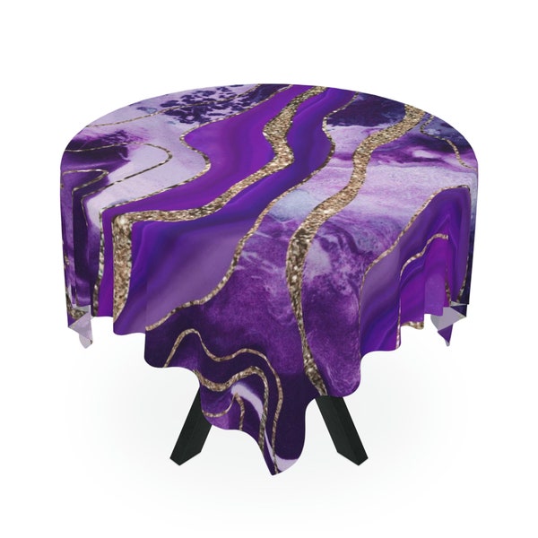 Purple Tablecloth - Etsy