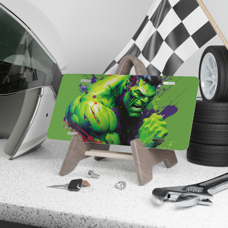 The Hulk Vanity Plate - Etsy