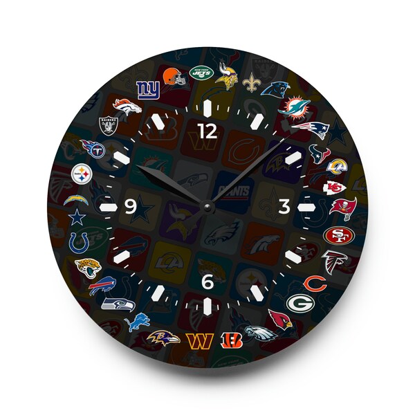 Acrylic Clock - Etsy