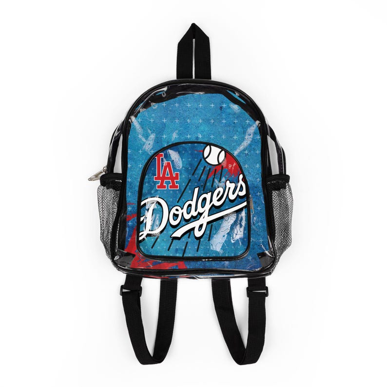 Dodgers Clear Stadium Backpack | Transparent Team Logo Backpack - Etsy
