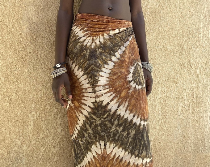 Handcrafted African Loincloth, Tie and Dye in a Unique Pattern, Summer ...