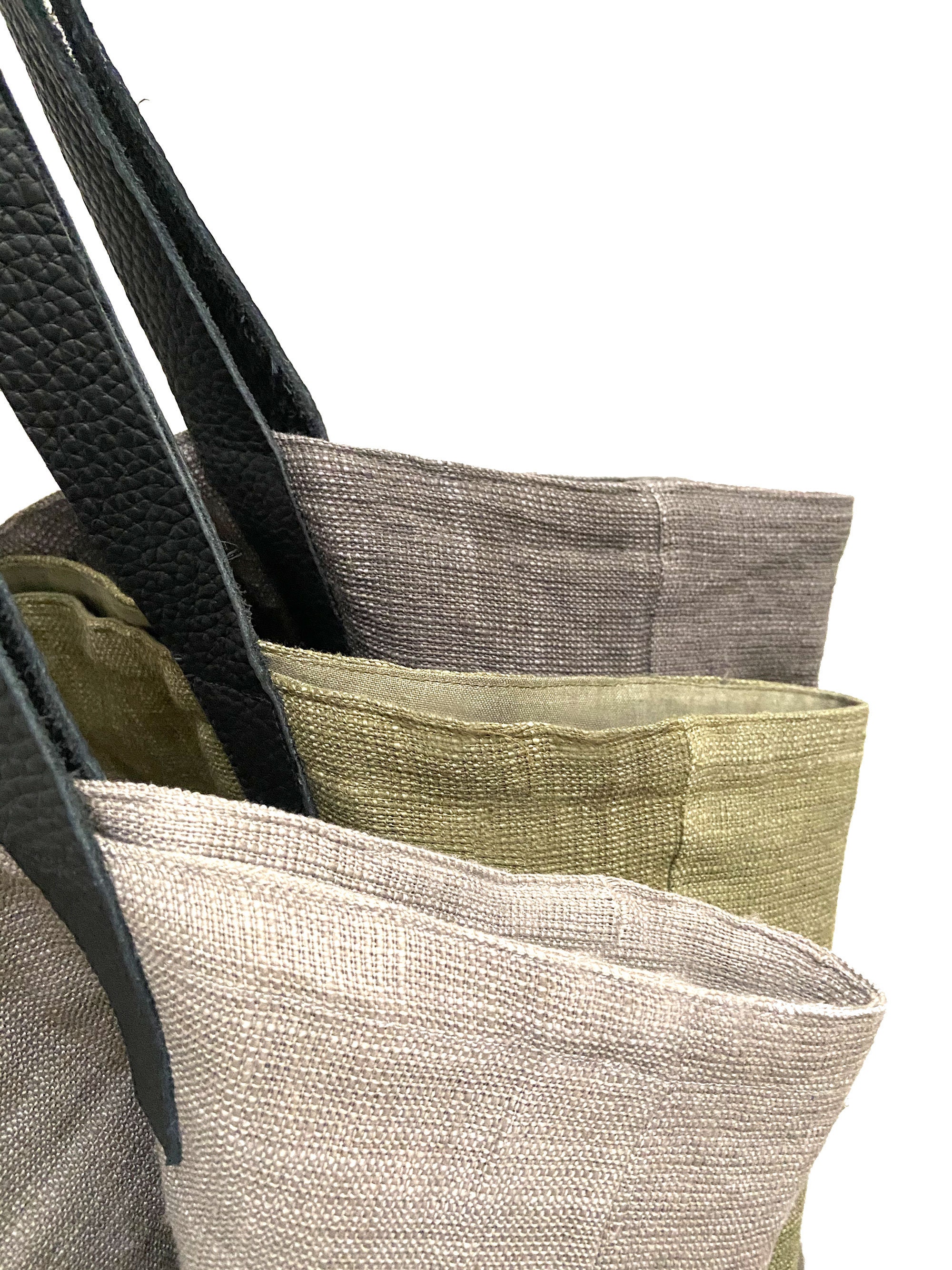 Ecological tote bag made of natural dyeing with clay and | Etsy