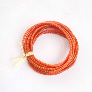 Original Recycled Plastic Bracelets, Set of 10 Stackable African Ethnic ...