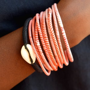 Cowrie Bracelet, Soft African Jewel With Natural Cowrie Shell on ...