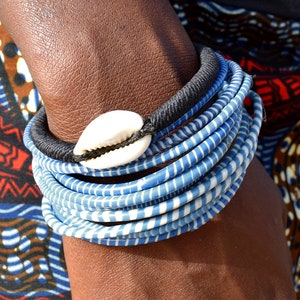 Cowrie Bracelet, Soft African Jewel With Natural Cowrie Shell on ...