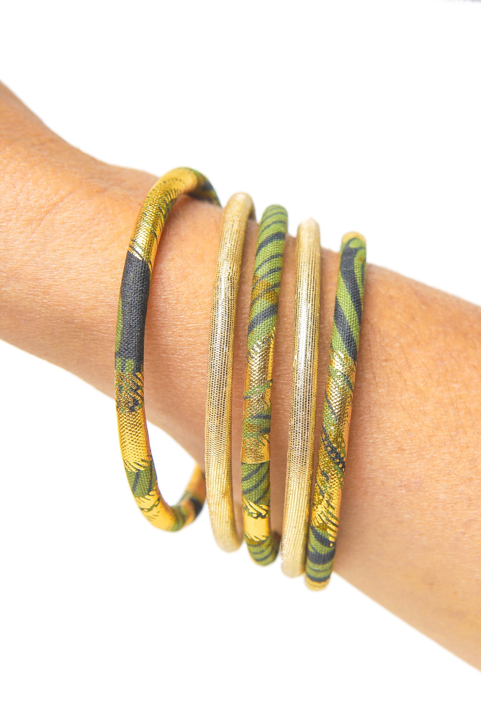 Ankara Bangles in Set of 3 Bangles or by the Piece Fine | Etsy