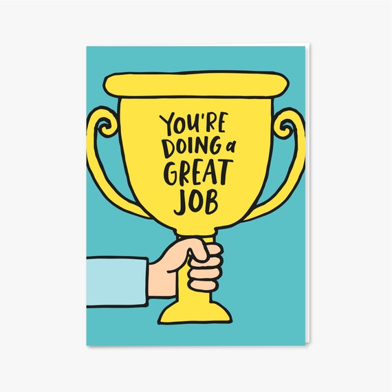 Great Job Card | Etsy