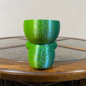 Grumpy Man Plant Pot, 3D Printed Planter, Unique Plant Pot- Free Ship ...