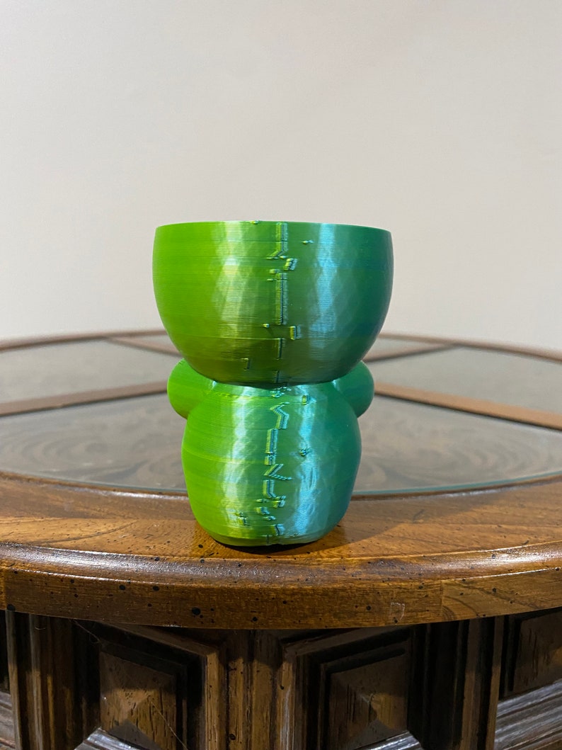 Grumpy Man Plant Pot, 3D Printed Planter, Unique Plant Pot- Free Ship ...