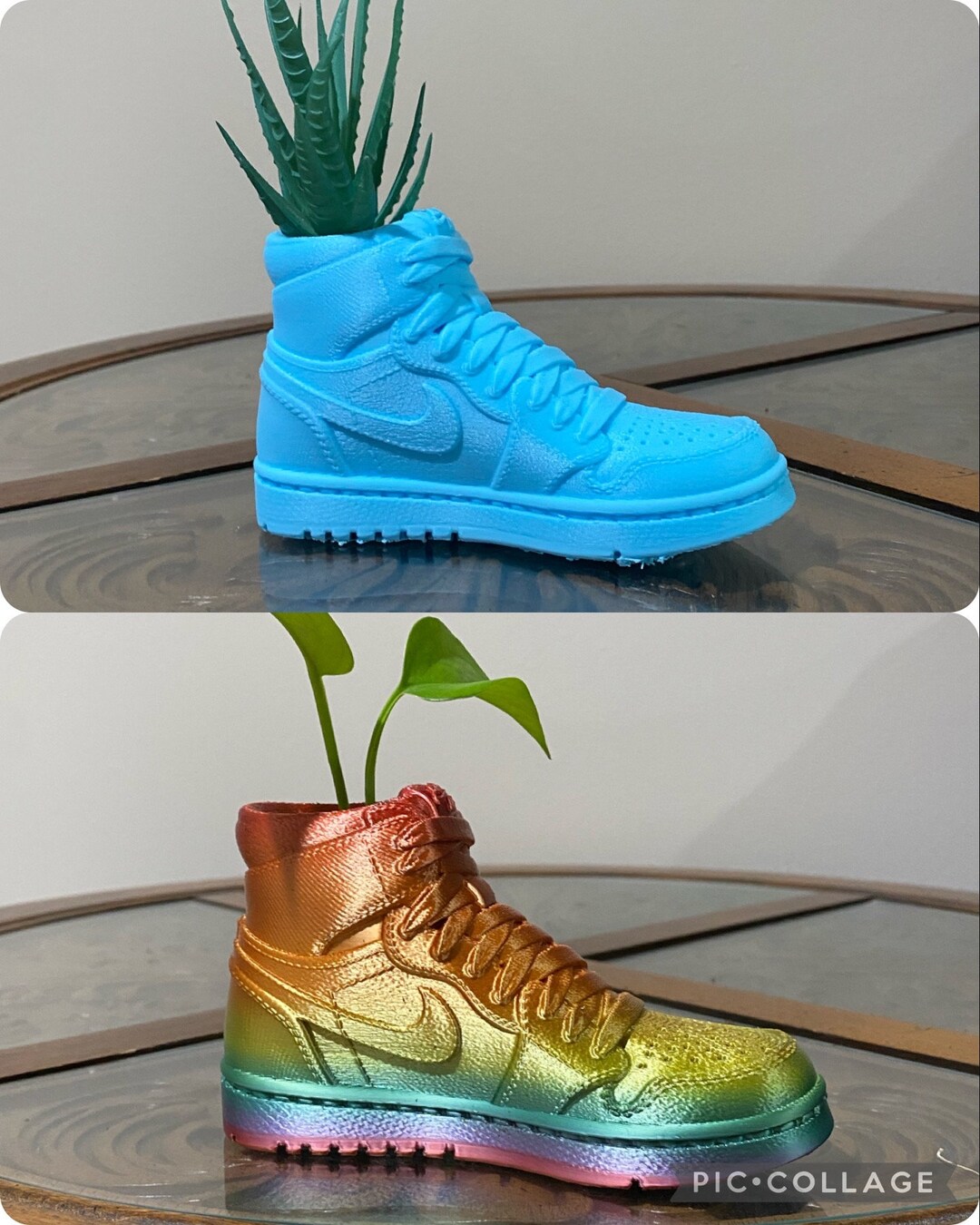 Shoe Plant Pot, High Top Shoe Planter, 3D Printed Planter, Basketball ...