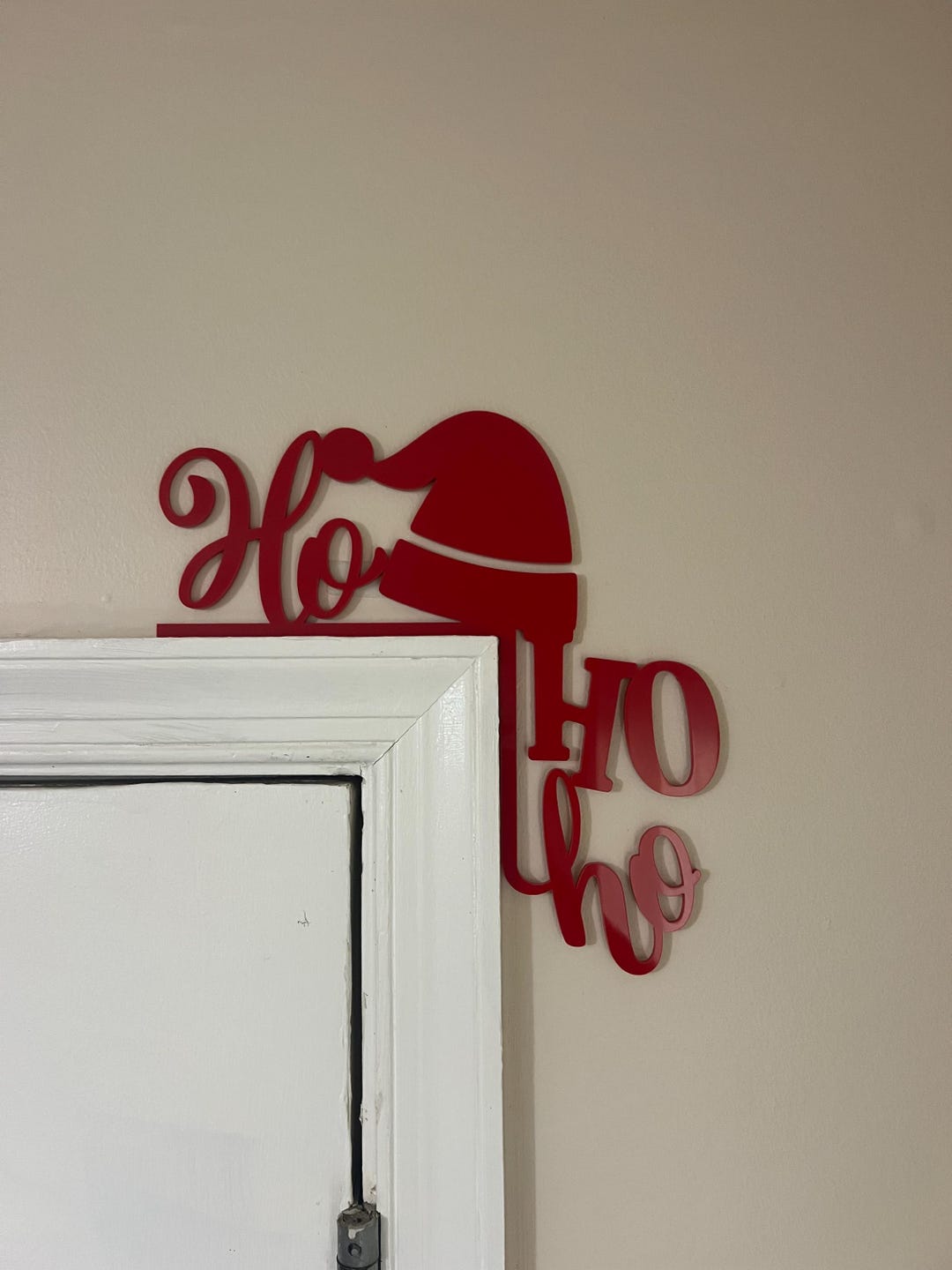 Christmas Door Topper, Door Hanger, Xmas Door Topper, Door Corner Decor ...