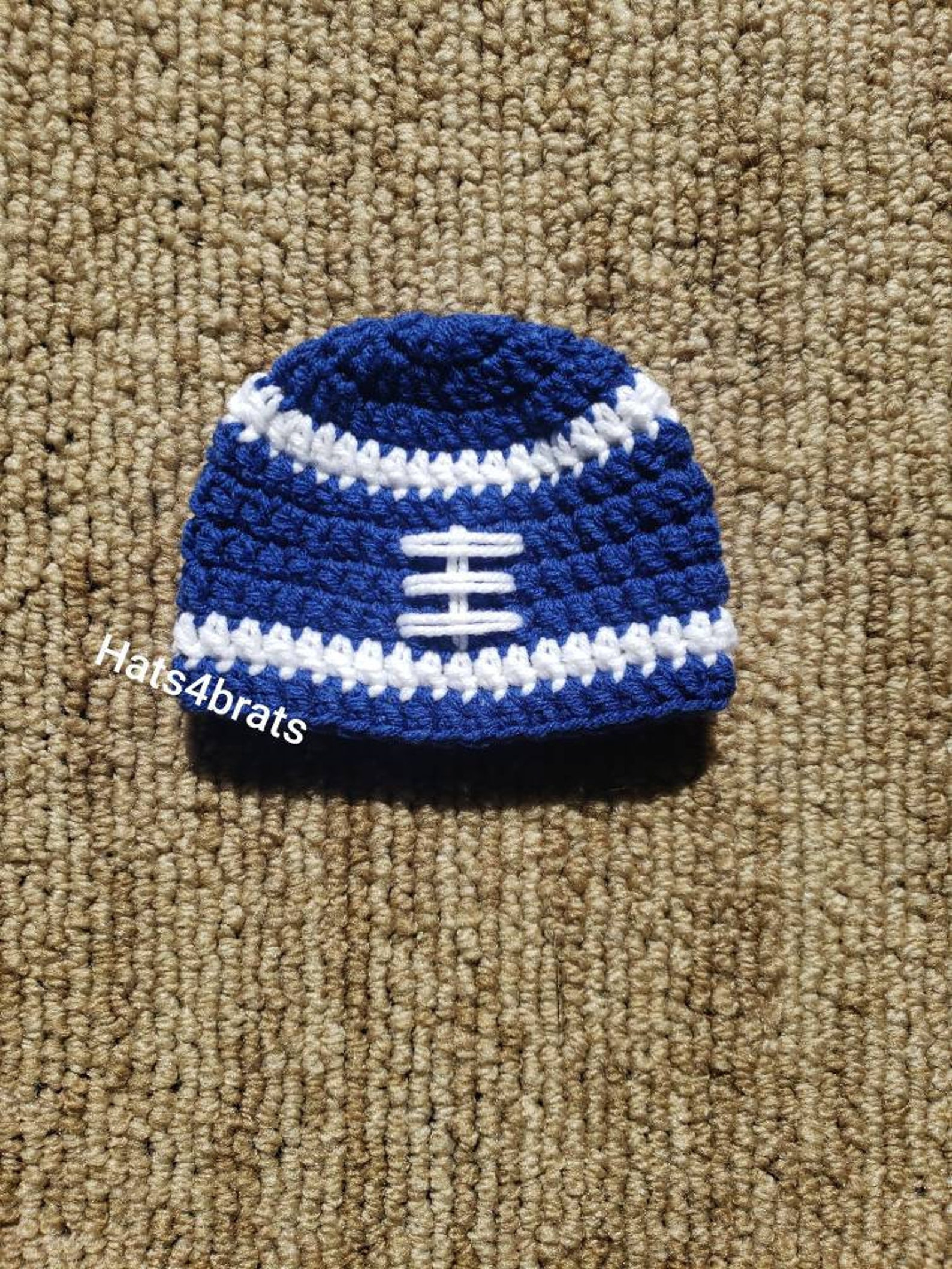 Baby Indianapolis Colts Hat, Crochet Colts Hat, Indianapolis Colts ...