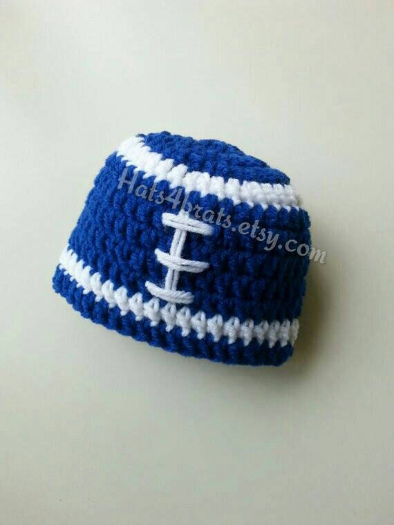 Baby Indianapolis Colts Hat Crochet Colts Hat Indianapolis - Etsy