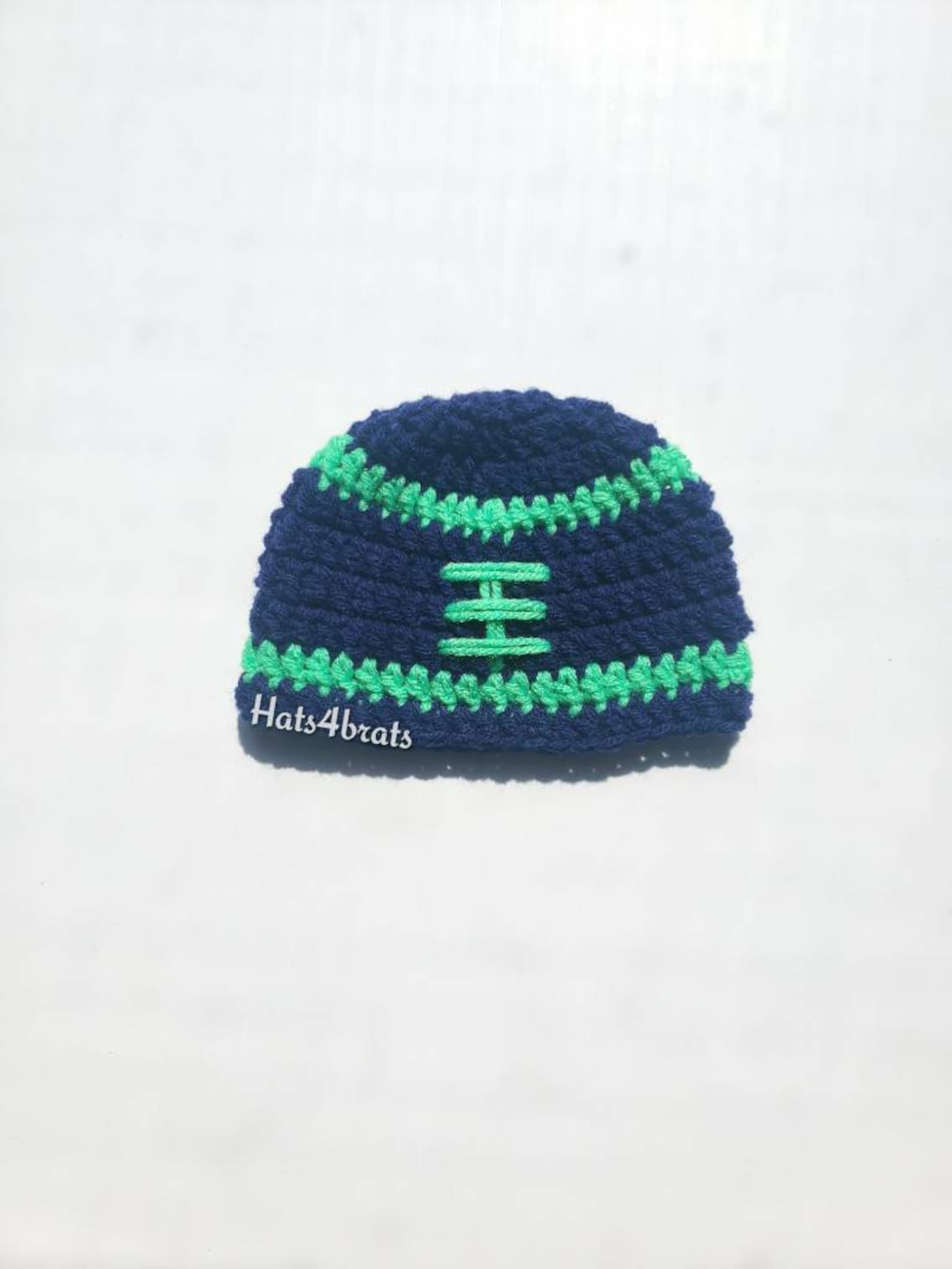 Seattle Seahawks Hat Crochet Football Hat Baby Football Hat - Etsy