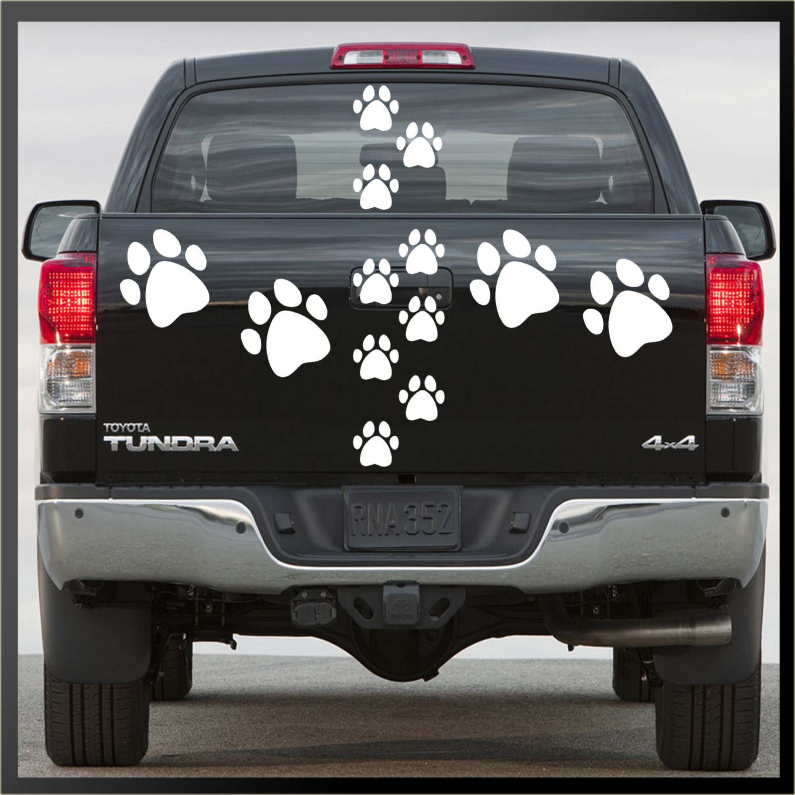 28 PAW PRINT STICKERS Any Colour Car / Wall Stickers Decals - Etsy