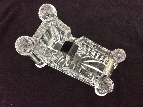 Vintage Leaded Crystal Tape Dispenser Glam Office Ladies - Etsy