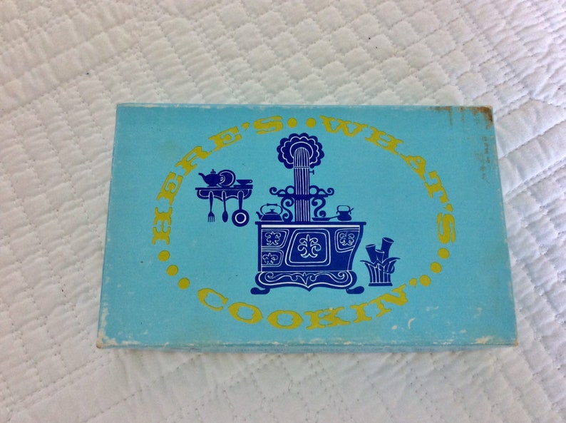 Vintage Dark Green Painted Metal Card File Recipe Box Hinged - Etsy