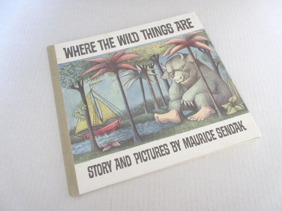 Vintage 'where the Wild Things Are' Hardback Book: 25th Anniversary ...