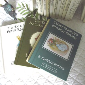 Vintage Beatrix Potter Set of 17 Mini Books Published by F. Warner and ...