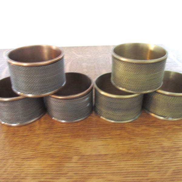 Metal Napkin Rings - Etsy