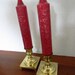 Vintage Set of Two Pwf Brass Candlesticks Short Brass Candle Holders ...