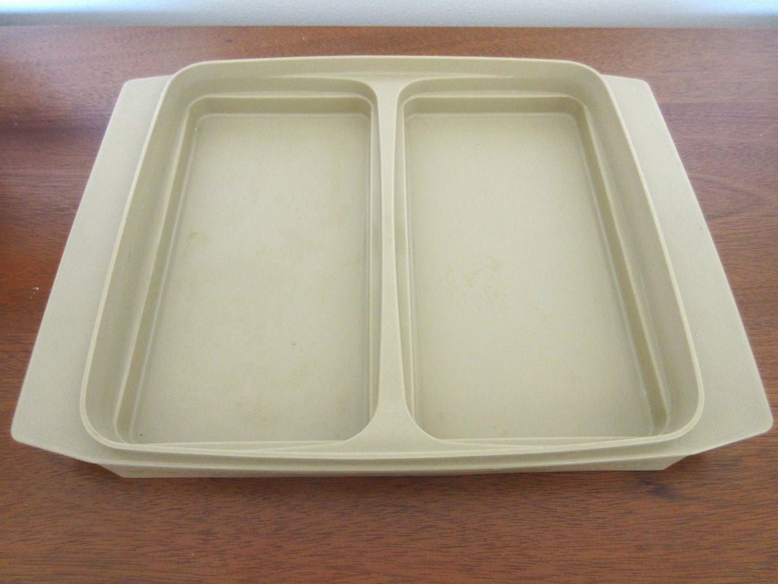 Vintage Tupperware Divided Dish Refrigerator Storage Container | Etsy