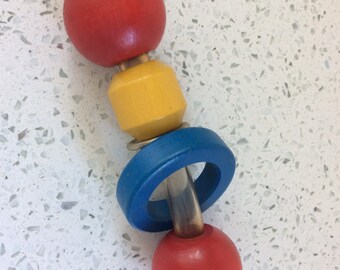 Wooden Baby Rattle - Etsy