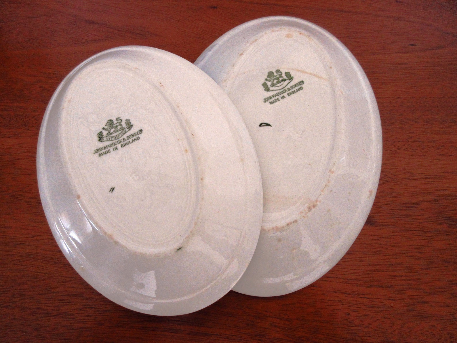 Vintage Set of Two John Maddock and Sons English Ironstone - Etsy