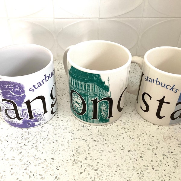 Starbucks City Collector Mugs - Etsy