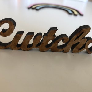 Freestanding Small Cwtch Sign - Etsy UK