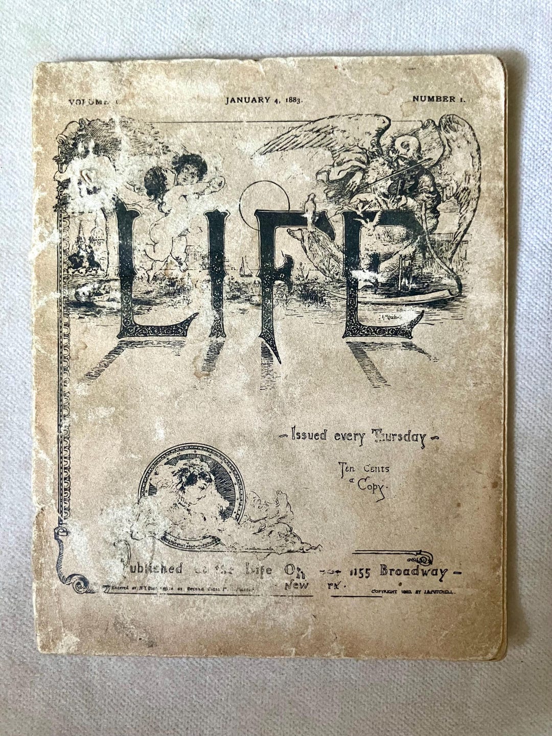 Mini 1883 Life Magazine Replica - Etsy