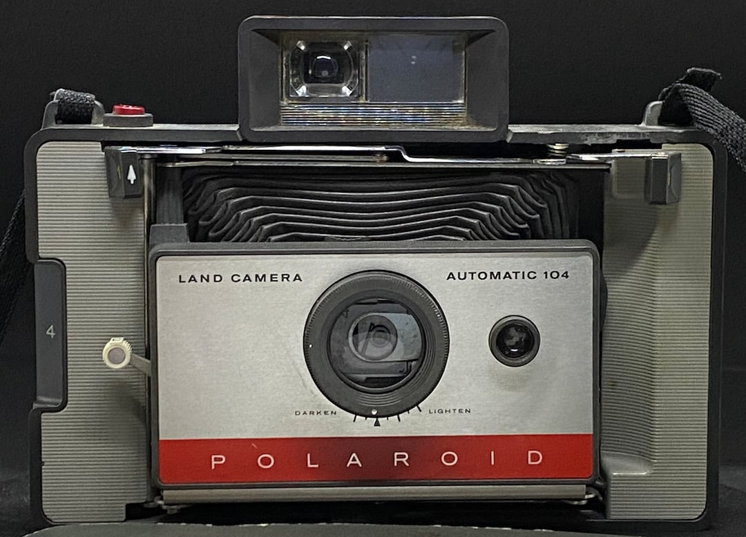 Used, Working Polaroid 104 Instant Camera. Not Film Tested. W/case and ...