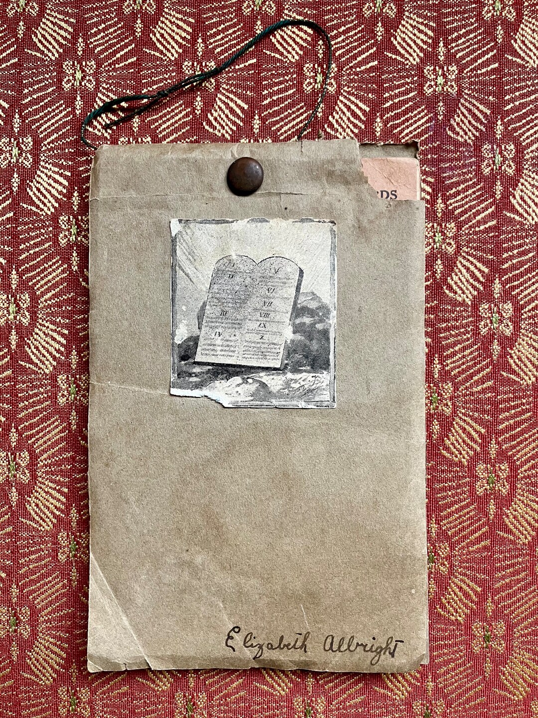 Childs 1800s Ten Commandments Sampler Booklet - Etsy