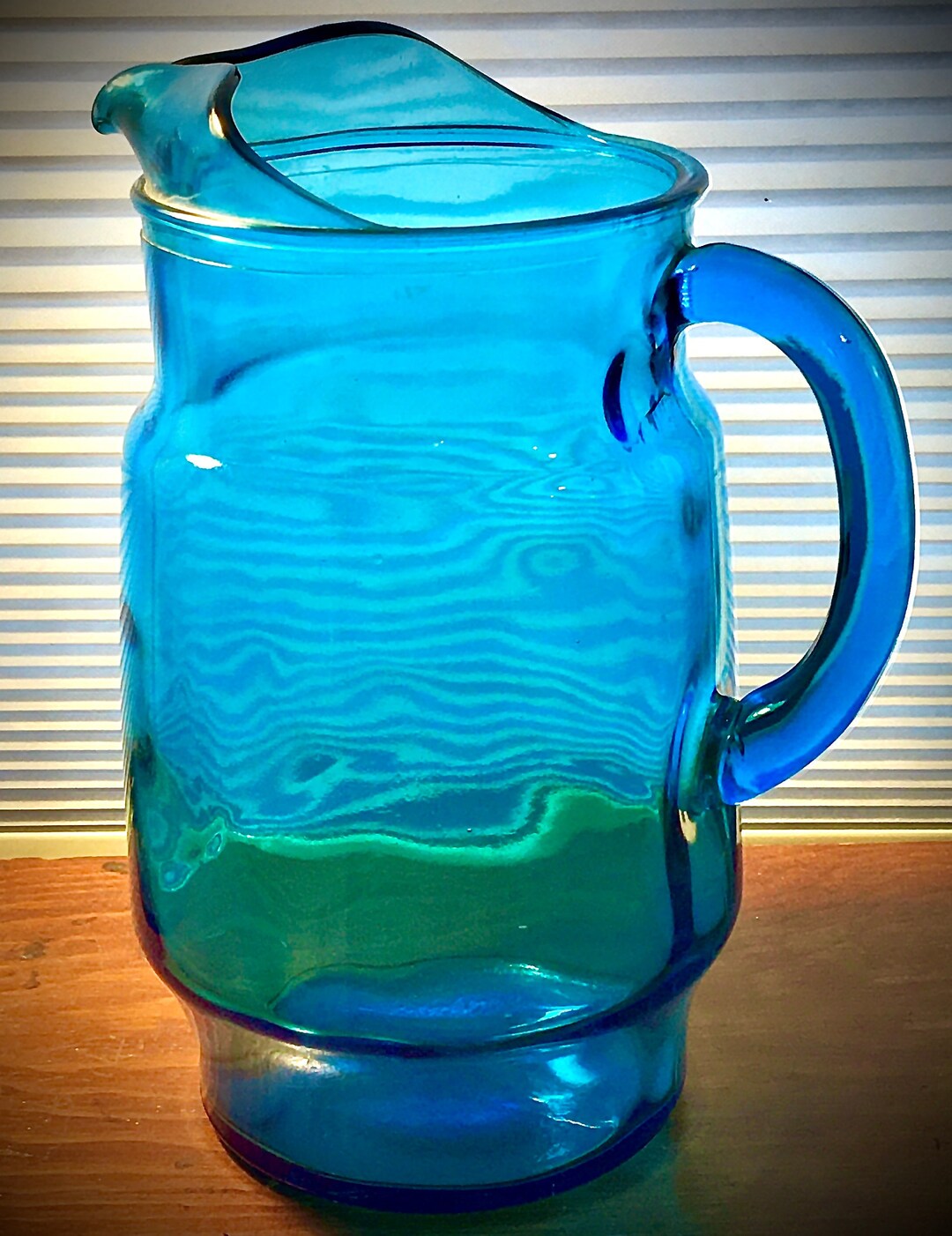 1950s Turquoise Drinks Pitcher - Etsy