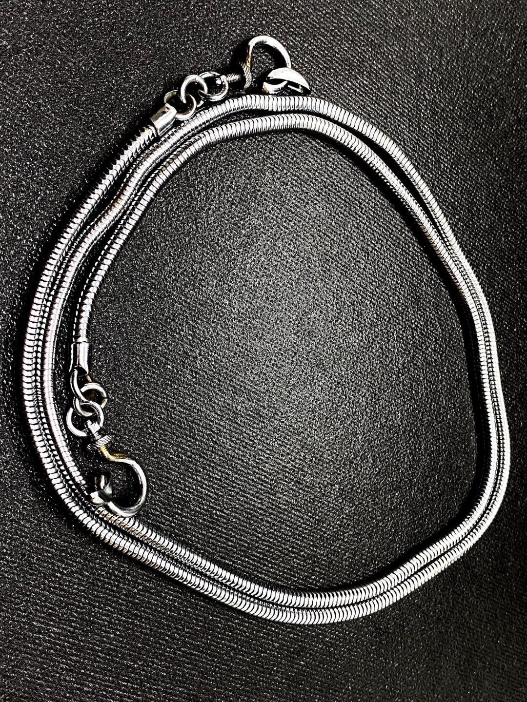 Vintage Serpentine Metal Braided Chain Neck Strap for Cameras. Used ...