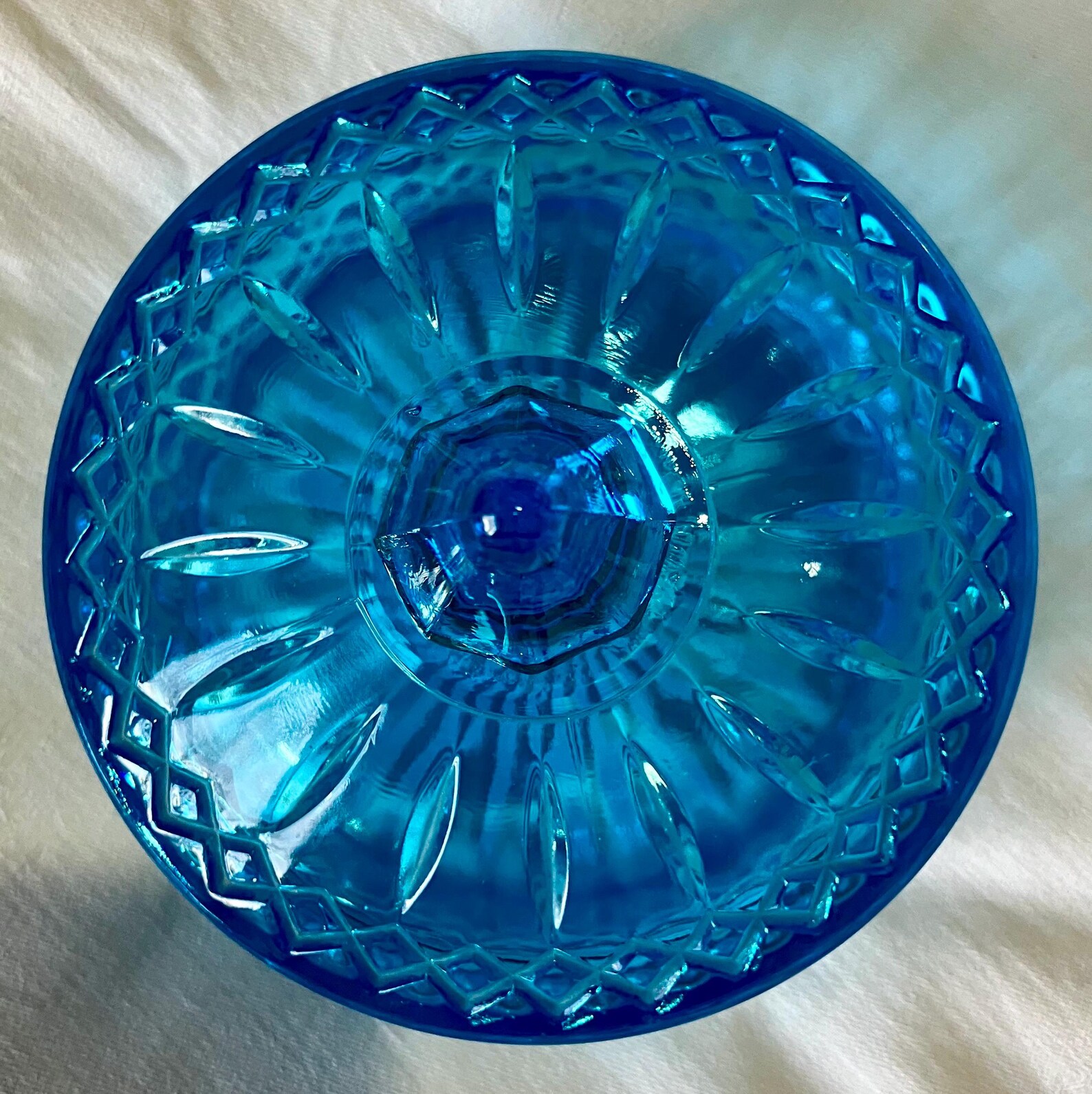 Mid Century Indiana Glass Princess Candy Dish With Lid - Etsy