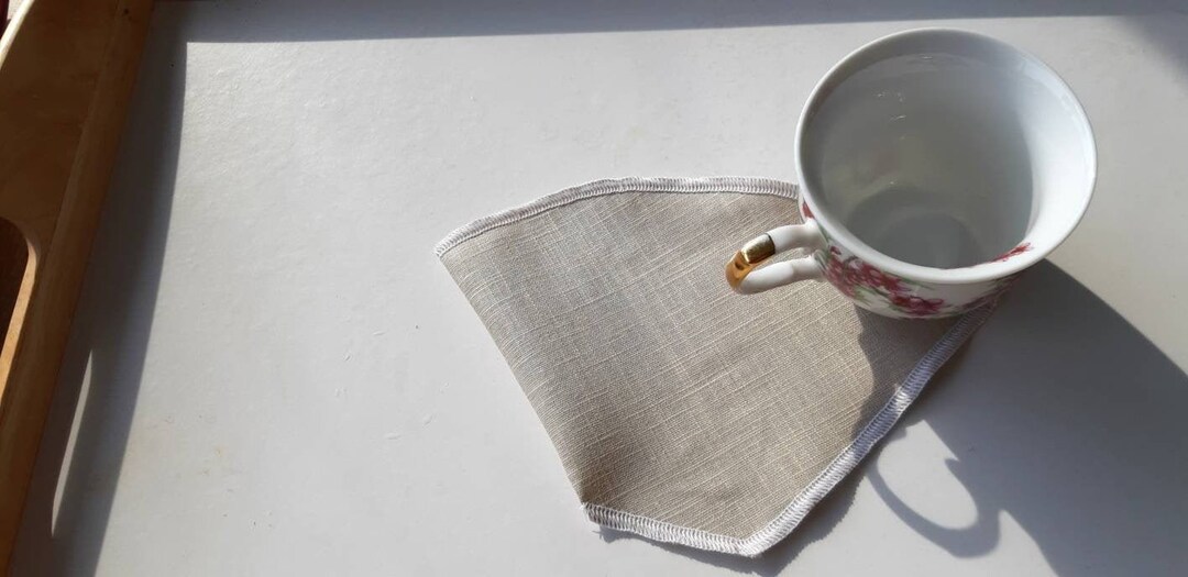 Reusable Coffee Filters Made of Linen Beige/ Fabric Filter for Coffee ...