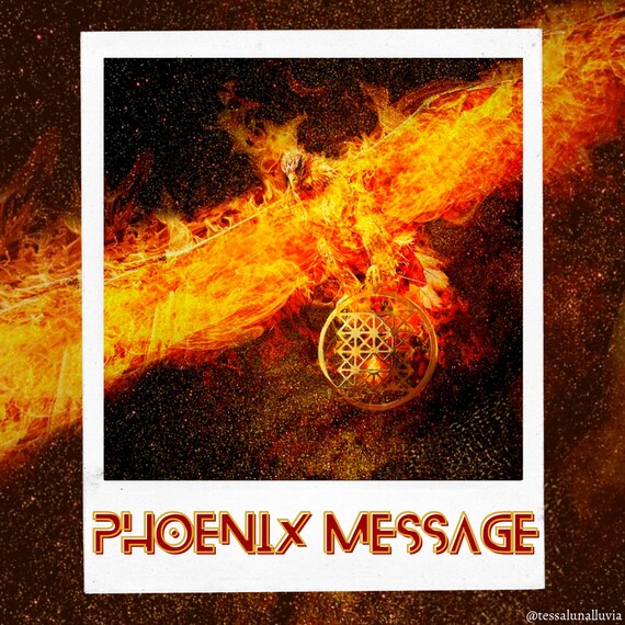 A Channeled Message From the Phoenix Spirit Reading by Email | Etsy