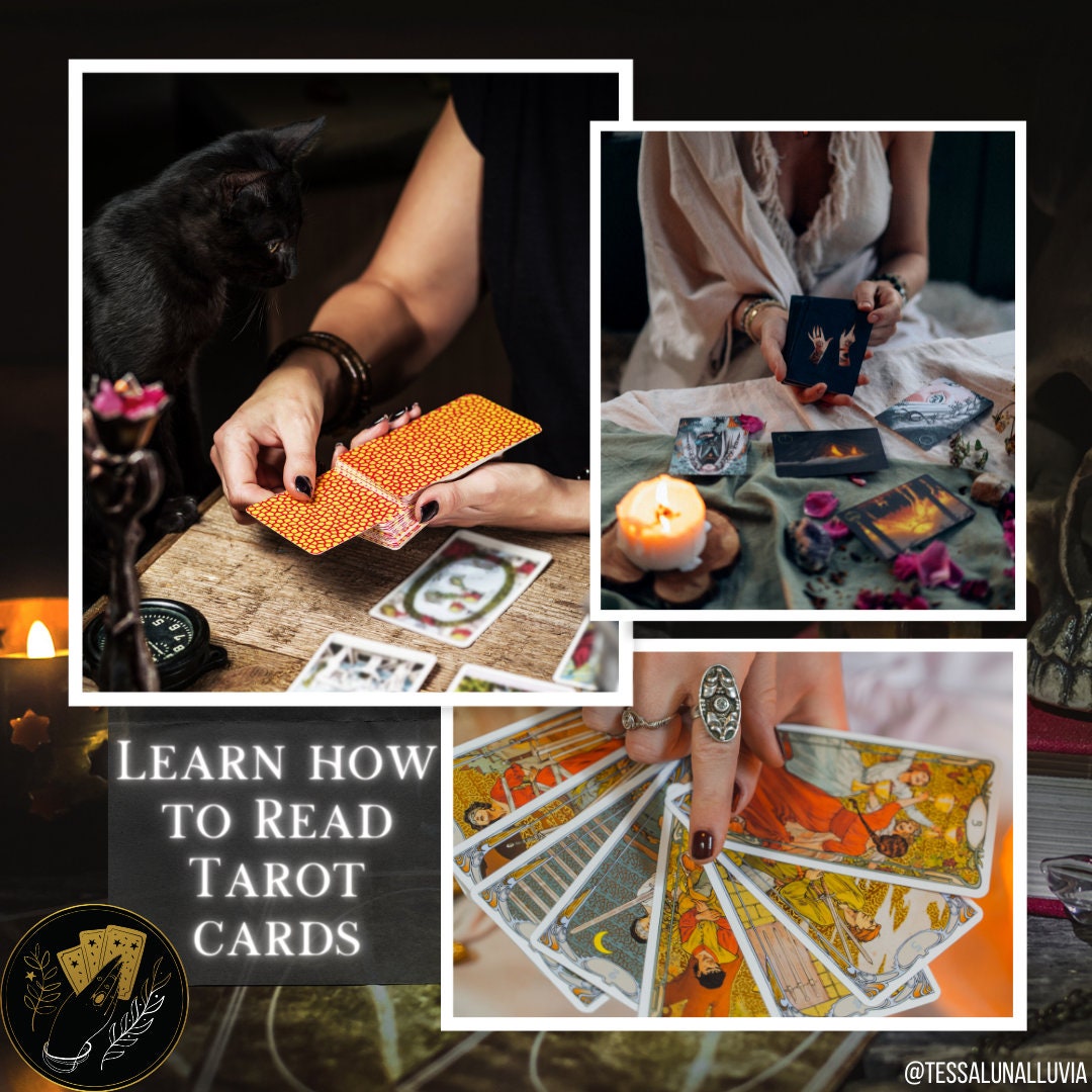 Learn How to Read Tarot Cards 3 Step Course With Certificate Done via ...