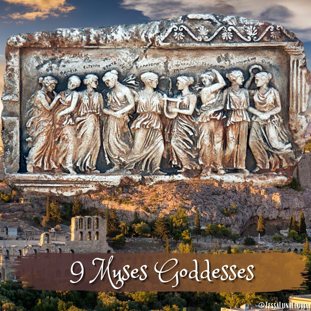 A Channeled Message From the 9 Muses Goddesses daughters of - Etsy
