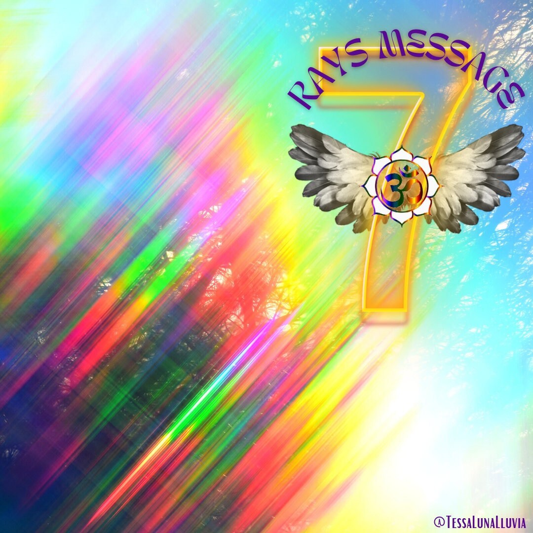 7 Rays Channeled Message Reading by Email 8-9 Paragraphs - Etsy